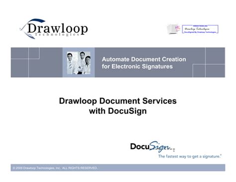 Drawloop With Docusign Connect For Salesforce Ppt
