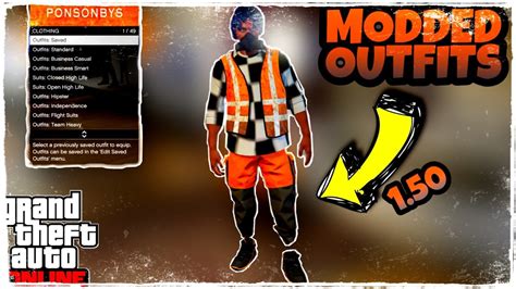 GTA 5 Online How To Get Orange Gorka Joggers Modded Outfits 1 50 GTA