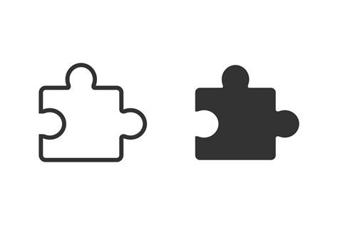 Puzzle Icon Isolated On Background 21916476 Vector Art At Vecteezy