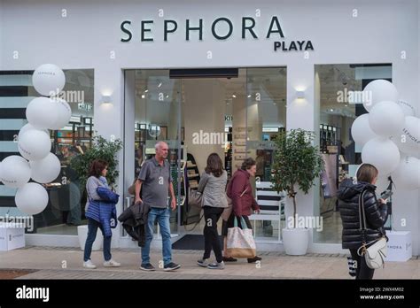 Branch Of The French Cosmetics Chain Sephora In The Spanish City Of