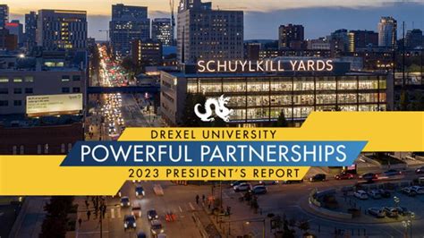 Drexel University Releases 2023 Presidents Report On Powerful Partnerships