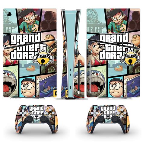 Grand Theft Dora Zero Skin Sticker For Ps5 Slim Grand Theft Dora Zero Skin Sticker For Ps5 Slim