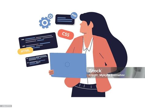 Software And Frontend Development Abstract Concept Vector Illustration