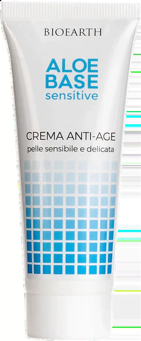 Bioearth Aloebase Sensitive Crema Anti Age 50 Ml Ecco Verde Tienda