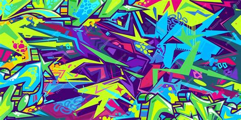 Premium Vector Abstract Urban Street Art Graffiti Style Vector