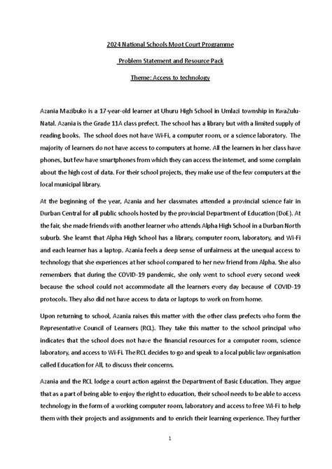 2024 Problem Statement And Resource Pack 1 2024 National Schools