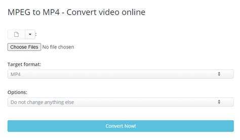 How To Convert MPEG MPG To MP4 Online Rene E Laboratory