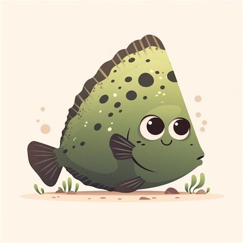 Premium Vector Flatfish Blending With The Sand