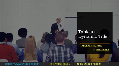 Tableau Dynamic Title