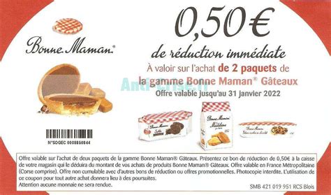Anti crise fr Bonne Maman 0 5 de réduction jusquau 31 01 2022