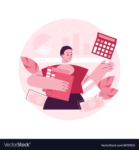 Digital Auditing Abstract Concept Royalty Free Vector Image