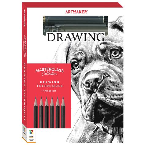 Art Maker Masterclass Collection Drawing Techniques Kit Adults
