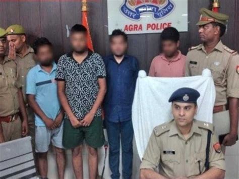 Agra Agra Police Busted A Thug Gang And Arrested Four Accused Agra