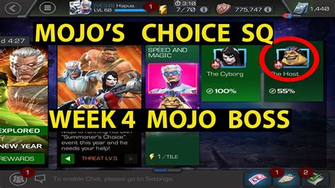 Mojo Choice Level 5 Week 4 Mcoc Youtube
