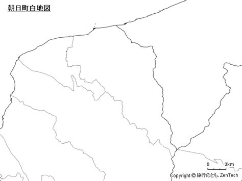 富山県：朝日町地図 旅行のとも、zentech