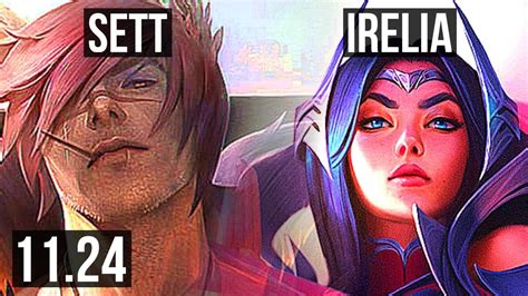 Sett Vs Irelia Top Defeat 6 Solo Kills Legendary 400 Games