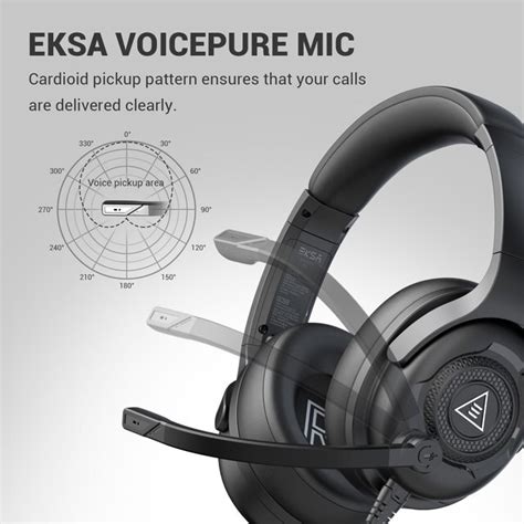 Eksa E4 Wired Headset Gamer 35mm Stereo Gaming Headphones For Pcps4