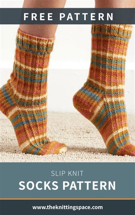 Slip Knit Socks Pattern Free Knitting Pattern Sock Knitting