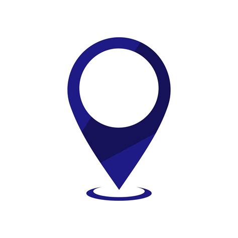 Gps Icon Vector Logo Design Map Pointer Icon Pin Location Symbol