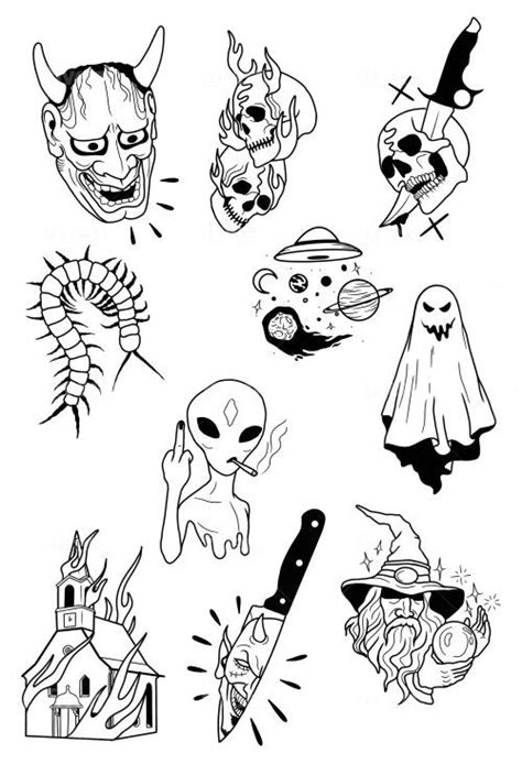 Sohaaanaaa I Will Create Awesome Flash Tattoo Art Set For 30 On
