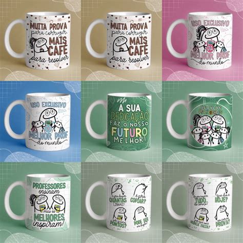 Kit Digital Sublimação Caneca Flork Professores 25 Artes Elo7