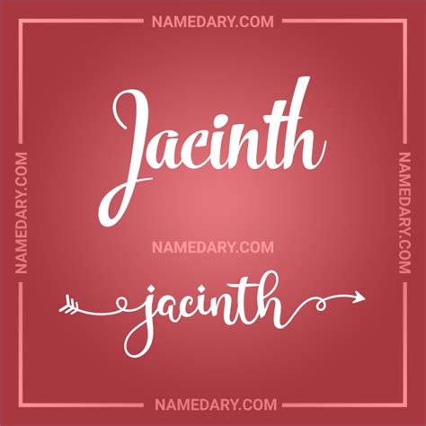Jacinth Meaning Origin Traits And More Namedary