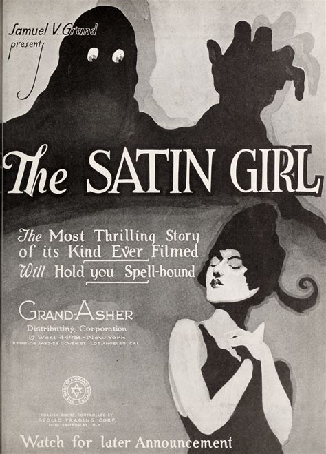 The Satin Girl 1923