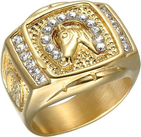 Daesar Anillo Para Hombre Acero Inoxidable Anillo Para Hombre Cabeza De