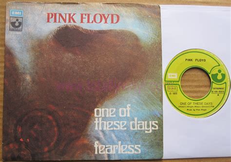 Totally Vinyl Records Pink Floyd One Of These Days Fearless Inch Picture Cover
