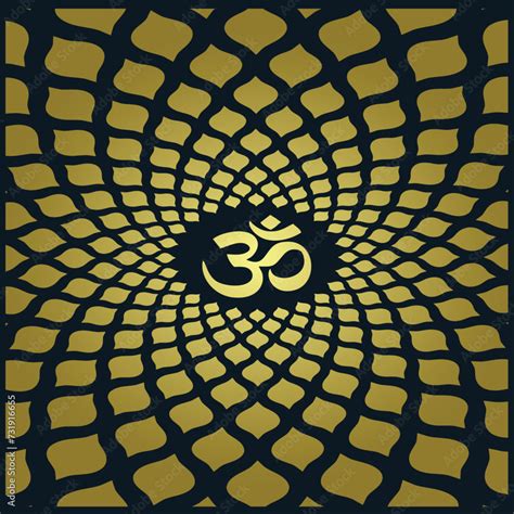 Om Jali Design Om Cnc Cut Jali Corian Jali For Temple Mandir Door Window Etc Stock Vector