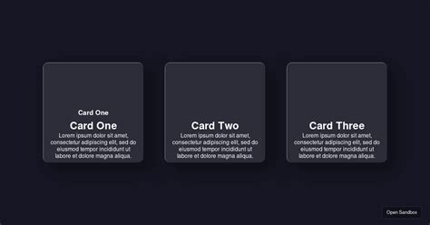 Glassmorphism Card Codesandbox