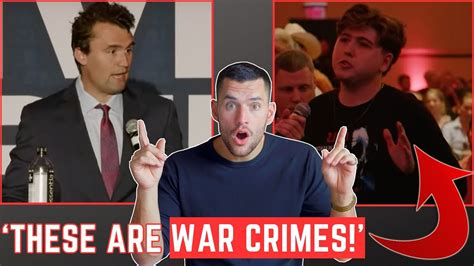 Charlie Kirk Pressed By Students About Israel Palestine War Youtube