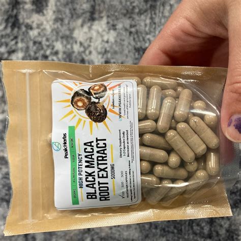 Organic Black Maca Capsules 5000mg 10x Maca Extract Powder All