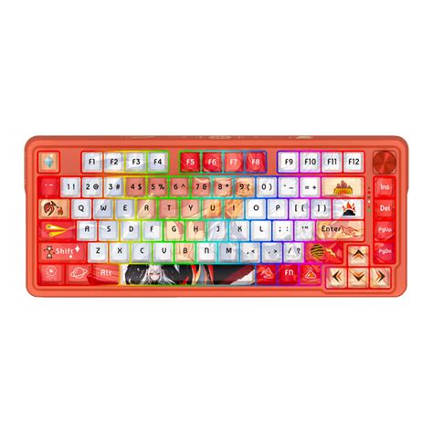 Teclado Redragon Ucal Pro Anime K673ak Inalambrico Pamas