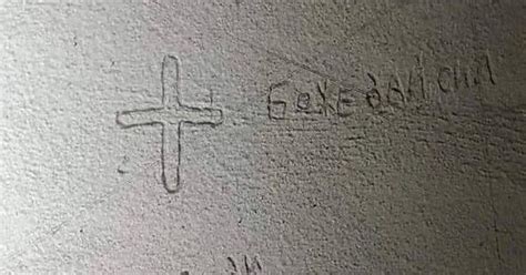 The Wall Of A Torture Chamber In Kherson Where Russia Kept Civilians