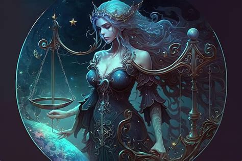 Premium Photo Backdrop Of Sacred Zodiac Libra Symbols Astrology