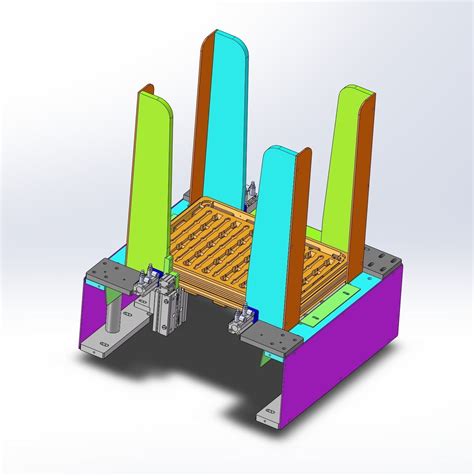 Tray Curing Automatic Loading And Unloading Machine 3d Model Cgtrader