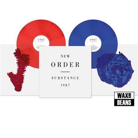 New Order Substance ‘87 2023 Remaster 2lp Coloured Vinyl Wax