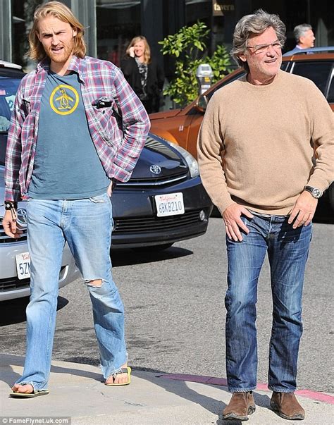 Kurt Russell Treats Son Wyatt To Lunch In Los Angeles Daily Mail Online