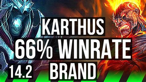 Karthus Vs Brand Jng 21 2 6 66 Winrate Legendary Kr Diamond