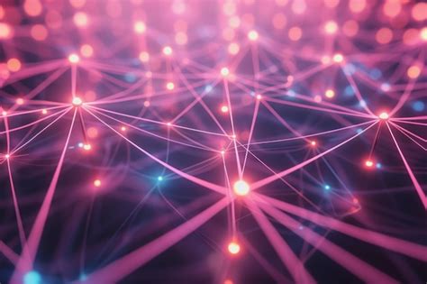 Premium Photo A Beautiful Abstract Digital Technology Background With Network Colorful