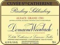 Domaine Weinbach Riesling Schlossberg Cuvée Sainte Catherine Grand Cru