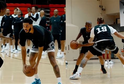 Watch Jayson Tatum And Other Nba Stars Hooping At St Louis Displays