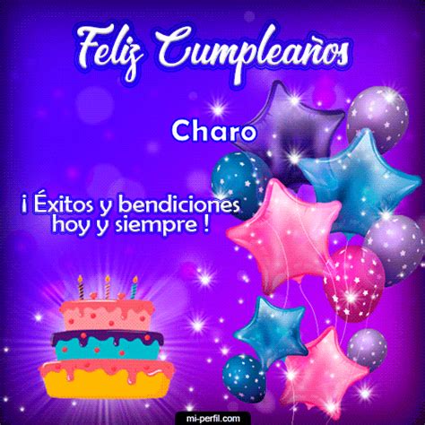 🎂 Feliz Cumpleaños V Charo Tarjetas  Online