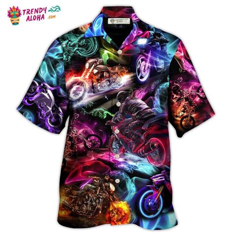 Neon Hawaiian Shirt Trendy Aloha