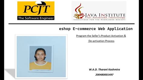 web project task 17 1st year java institute tharani kashmira