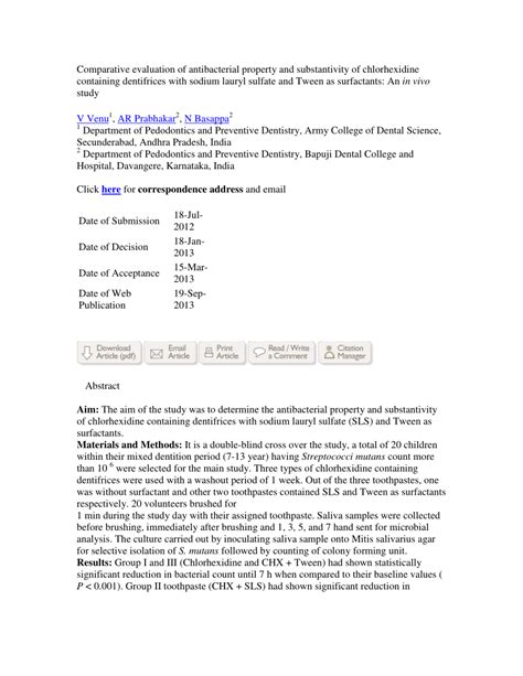 Pdf Comparative Evaluation Of Antibacterial Property And