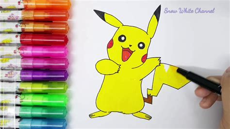 Hướng Dẫn Vẽ Pikachu đơn Giản How To Draw Pikachu Pokemon Mới Nhất