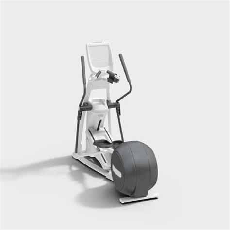 Low Polygon Elliptical Machine 3d Model