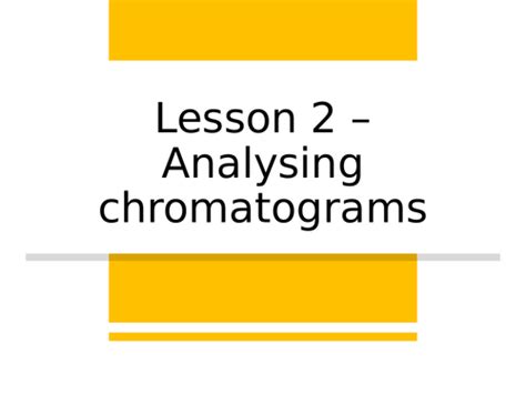 Aqa Gcse Chemistry 9 1 C12 Chemical Analysis All Lessons Teaching